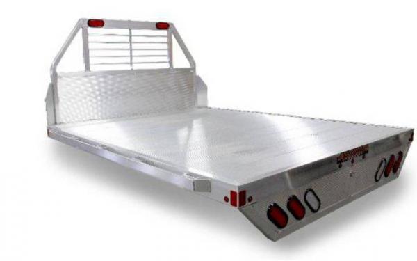 Aluma Flatbed - 81" x 96" w/Headache Rack | Cascade Truck Body and ...